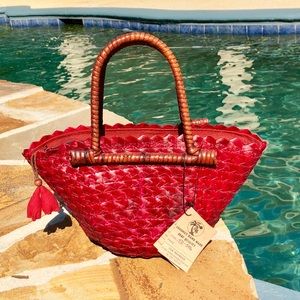Bags | Red Coconut Hand Made Bag | Poshmark